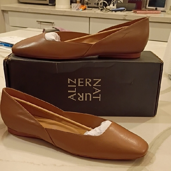 Naturalizer | Shoes | Naturalizer Cody Cafe Leather Ballet Flats Shoes ...